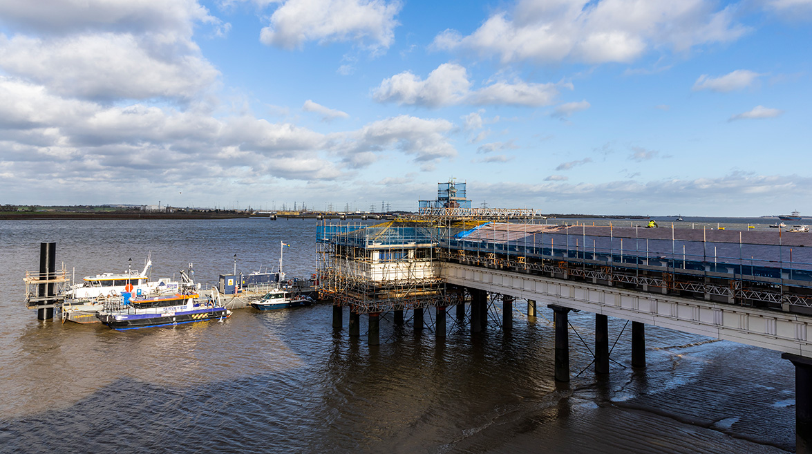 Historic Gravesend pier is given £800,000 refurbishment | Port of ...